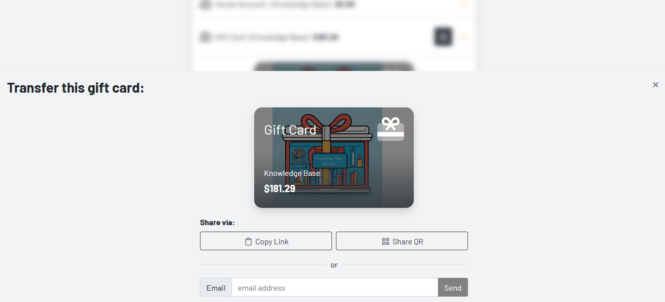 How to Transfer Your Gift Cards