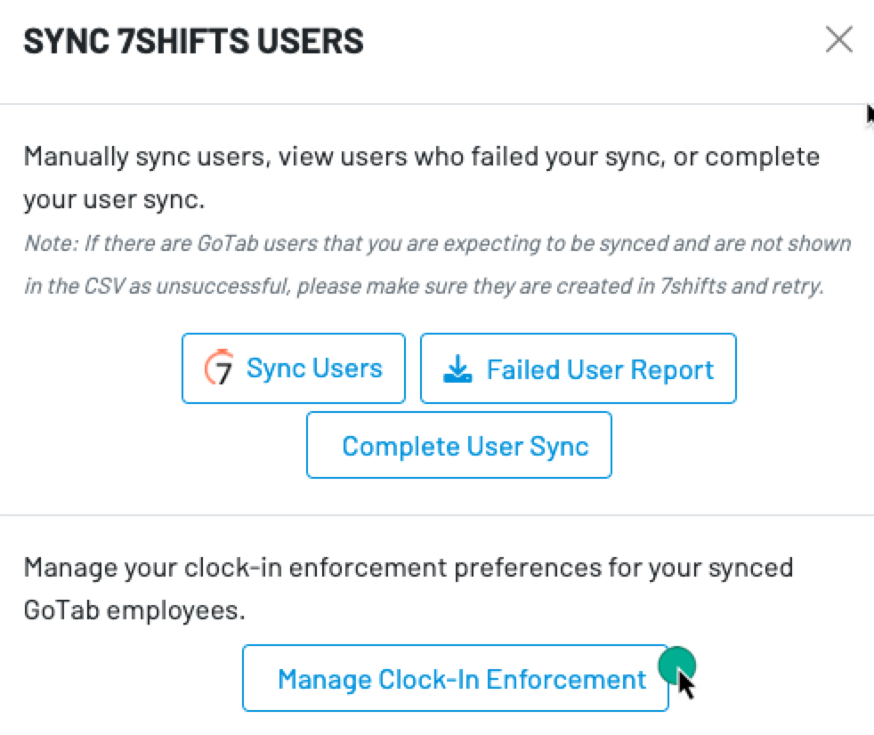 How to enable 7shifts Clock-in Enforcement