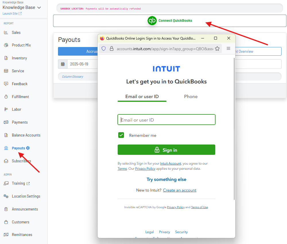 Setting up QuickBooks Online