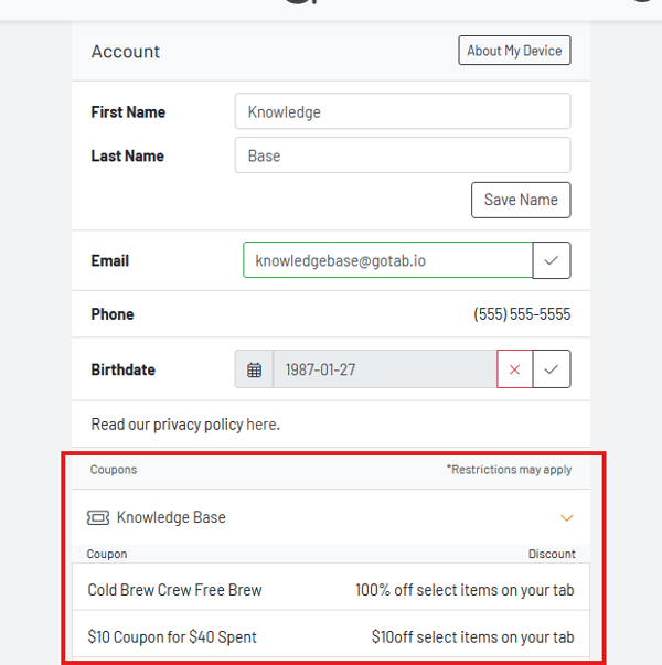 How to create a Coupon